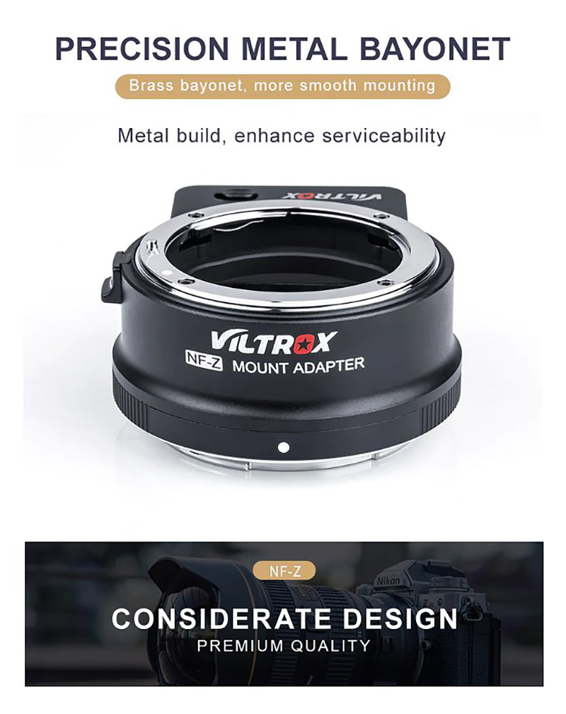 Ngàm chuyển AF Viltrox NF-Z Lens Mount Adapter | Viltrox Vietnam