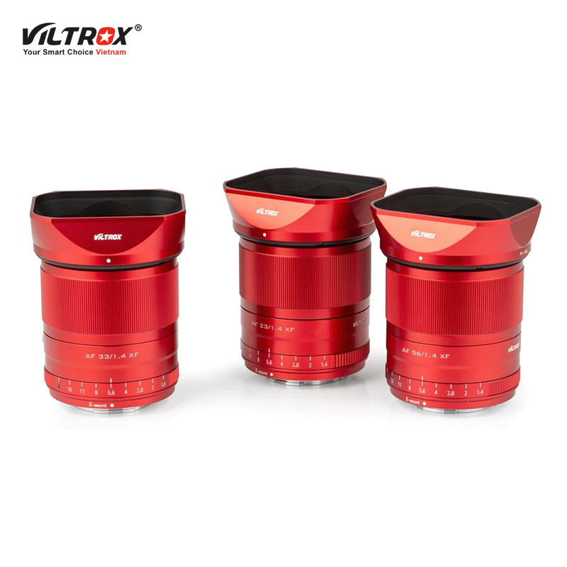 Viltrox Red lenses Limited Edition for Fujifilm